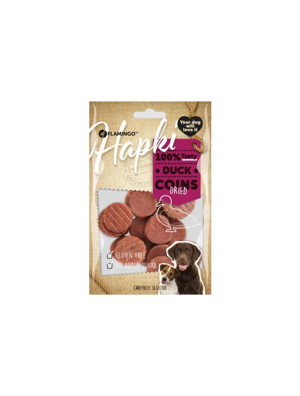 Flamingo Hapki andechips 85 g. Spar 30 %