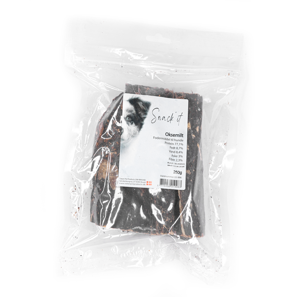 Snack'it Milten fra Okse 250 g.